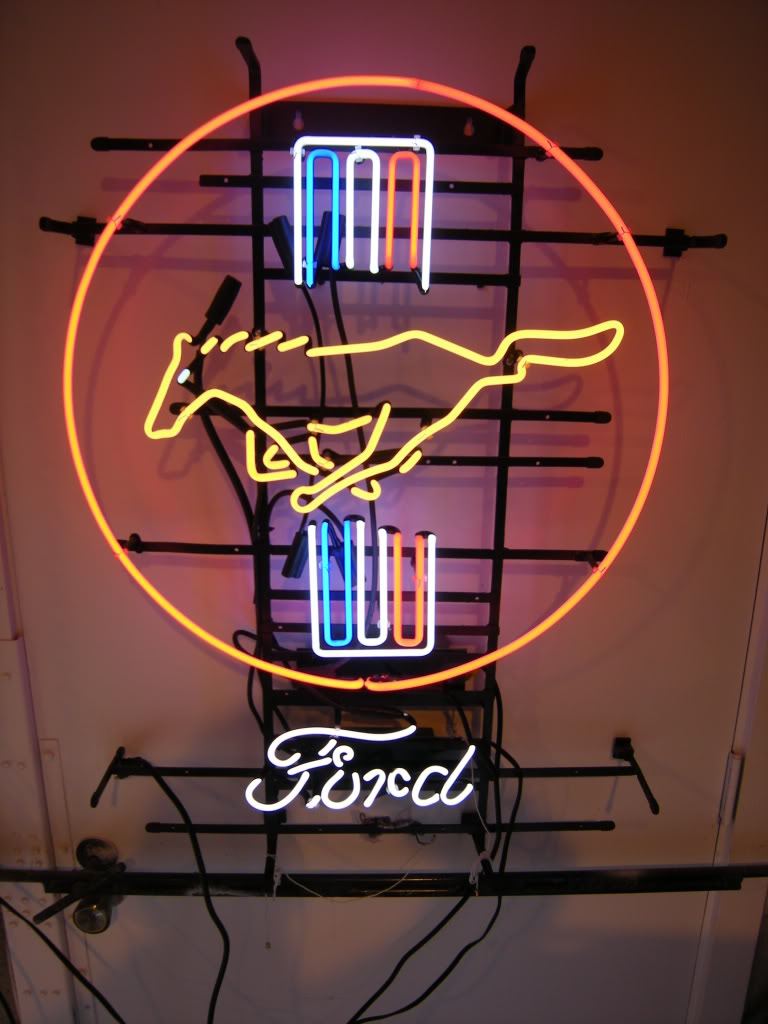 Ford Mustang Auto Garage Neon Light Sign Lamp – neonsign.us
