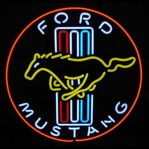 Ford Mustang Horse Garage Neon Sign Light Lamp – neonsign.us
