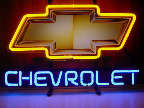 Chevrolet Camaro Man Cave Chevy Corvette Sports Car Neon Sign Light La ...