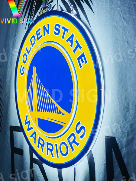 Golden State Warriors 3D LED Neon Sign Light Lamp – neonsign.us