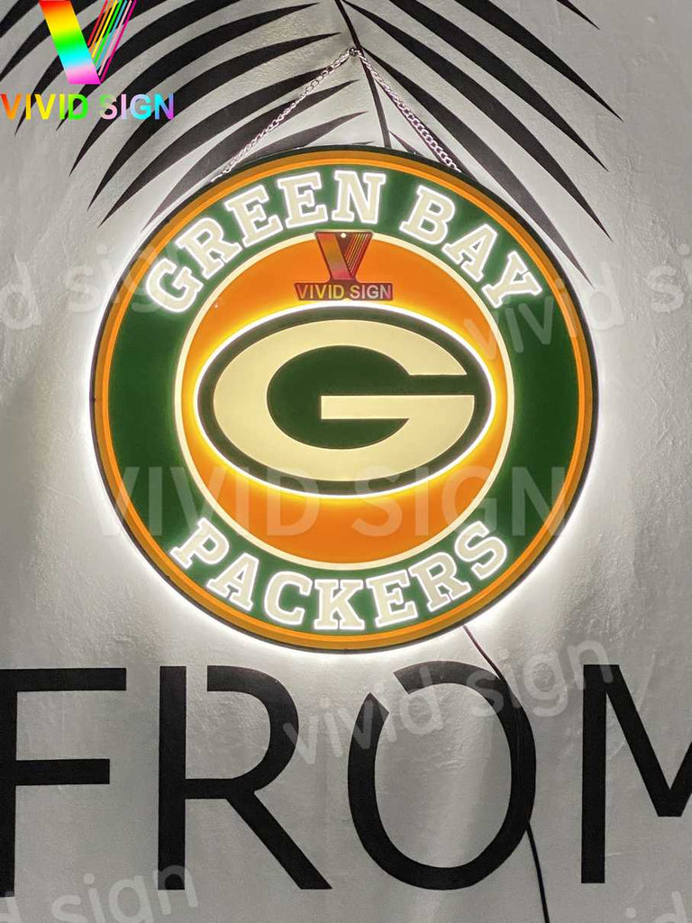 Green Bay Packers 3D LED Neon Sign Light Lamp – neonsign.us