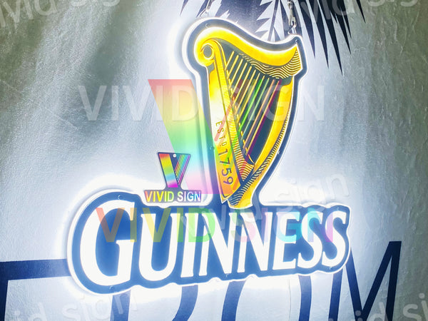 Guinness Harp Beer 3D LED Neon Sign Light Lamp – neonsign.us