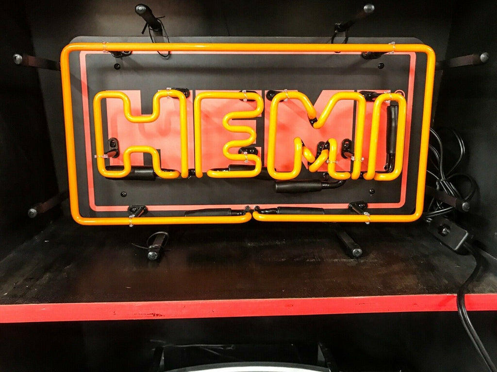Mopar Hemi Powered Engine Garage Neon Sign Light Lamp – neonsign.us
