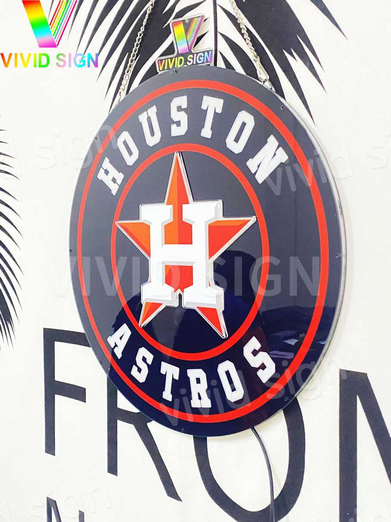 Houston Astros World Series Champions 3D LED Neon Sign Light Lamp ...