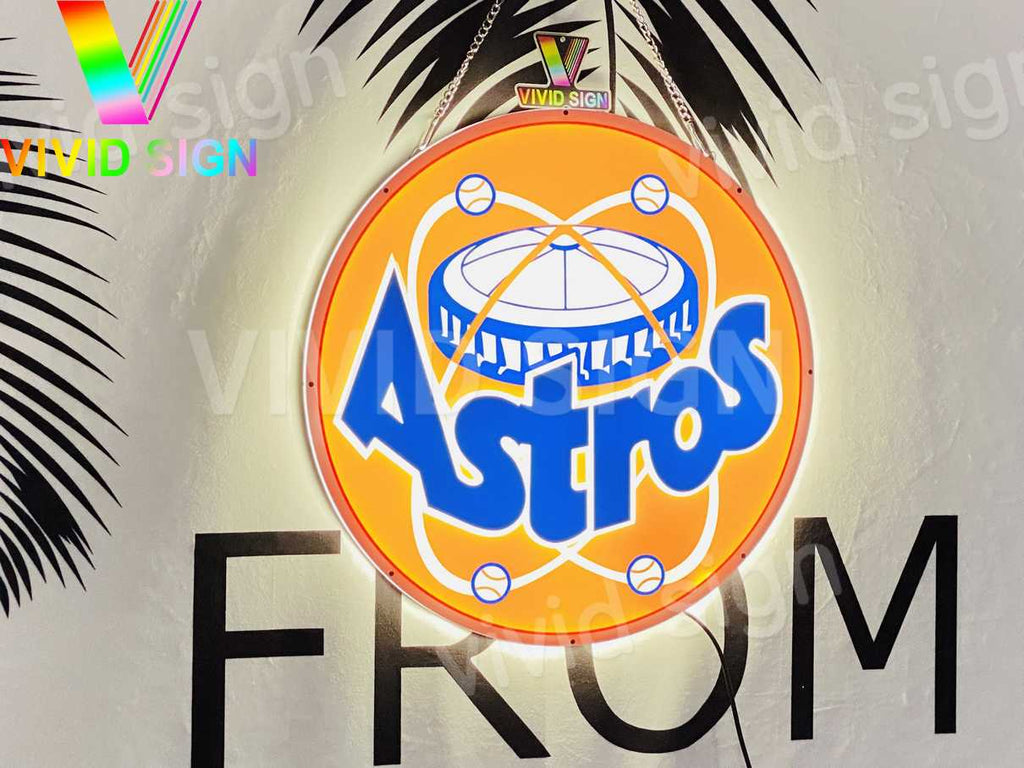 Houston Astros 3D LED Neon Sign Light Lamp – neonsign.us