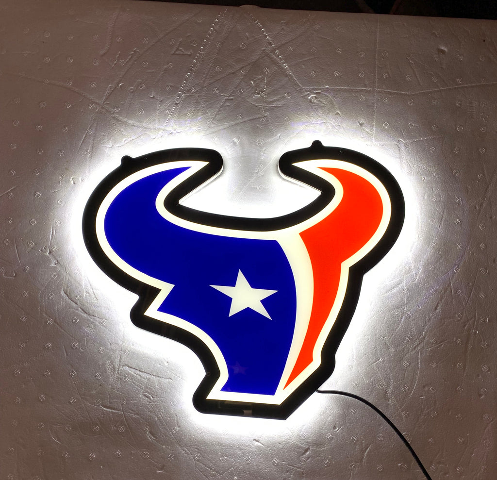 Houston Texans 2D LED Neon Sign Light Lamp – neonsign.us