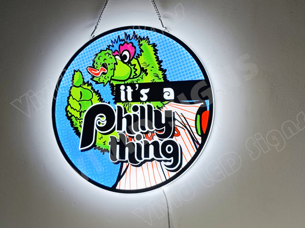 It’s A Philly Thing - Philly Phanatic 3D LED Neon Sign Light Lamp ...