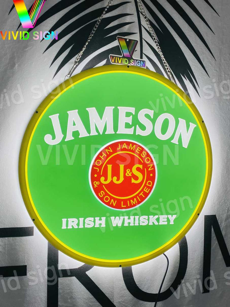 Jameson Irish Whiskey 3D LED Neon Sign Light Lamp – neonsign.us
