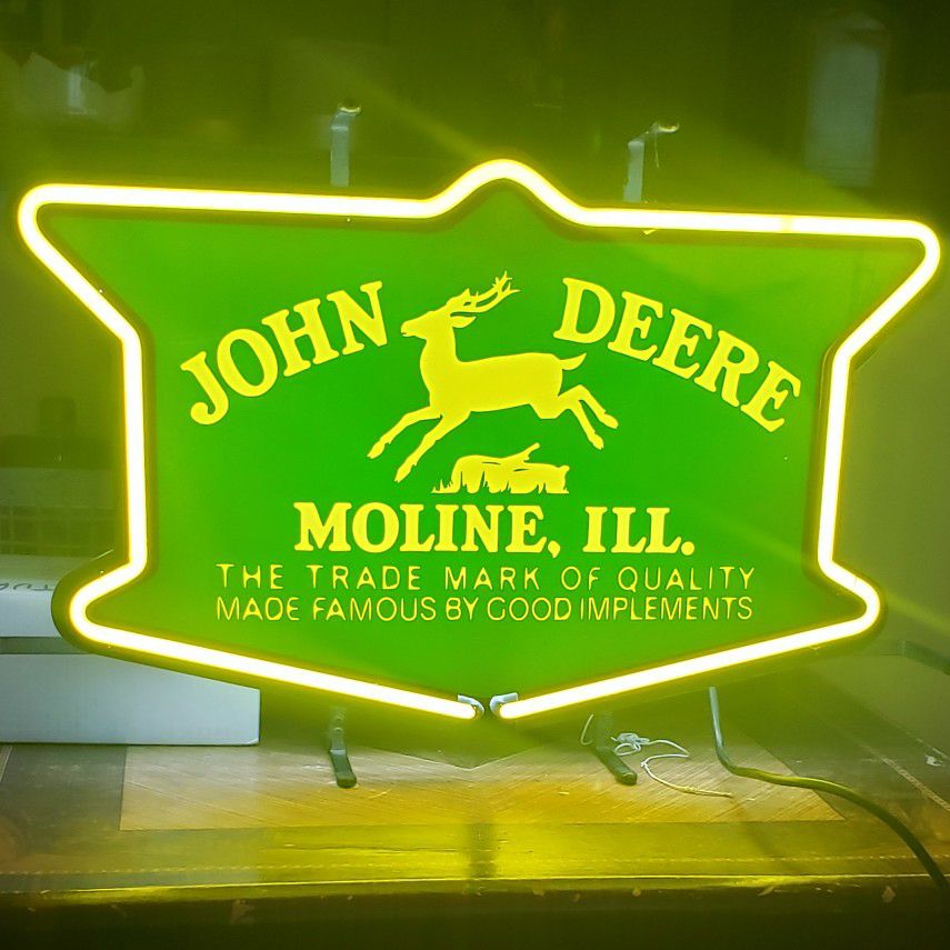 John Deere Quality Farm Equipment Neon Sign Light Lamp – neonsign.us