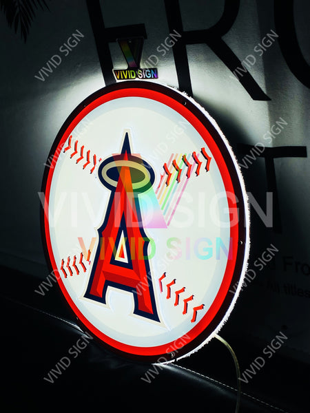 Los Angeles Angels 3D LED Neon Sign Light Lamp – neonsign.us