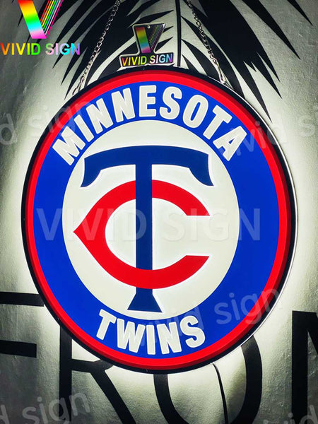 Minnesota Twins 3D LED Neon Sign Light Lamp – neonsign.us
