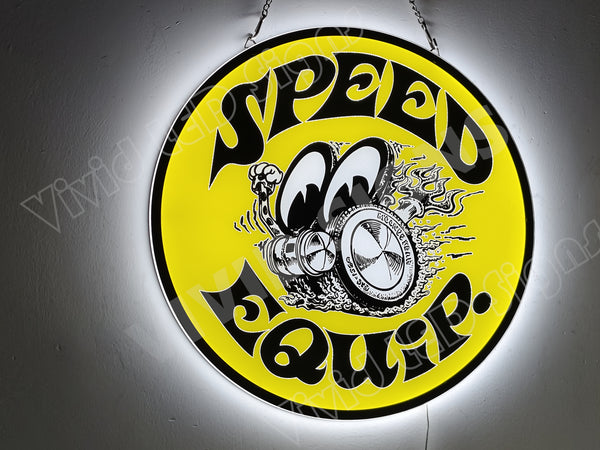 Mooneyes Speed Equip 3D LED Neon Sign Light Lamp – neonsign.us