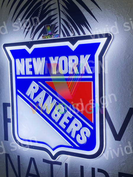 New York Rangers 3D LED Neon Sign Light Lamp – neonsign.us