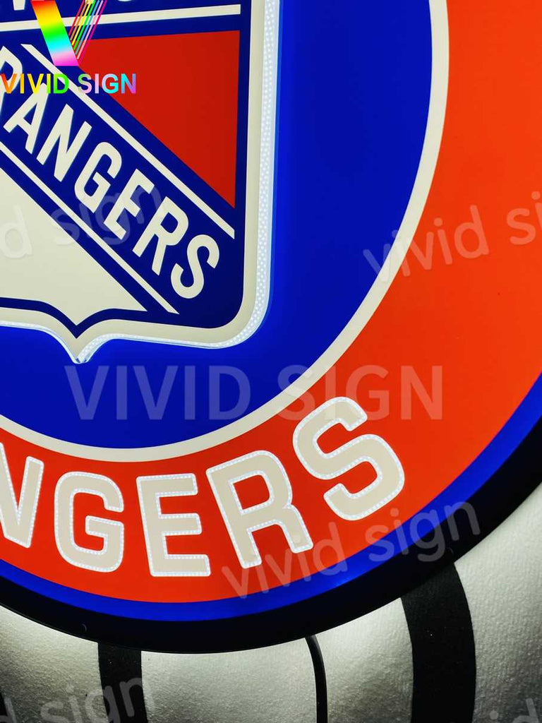 New York Rangers 3D LED Neon Sign Light Lamp – neonsign.us