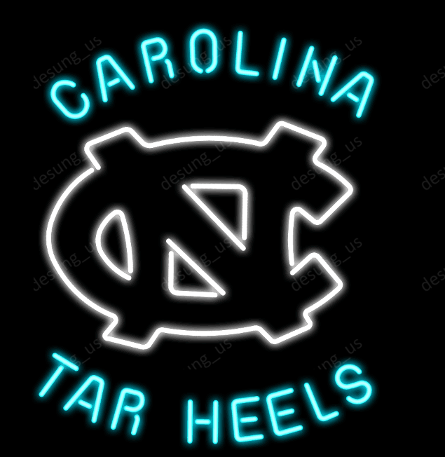 North Carolina Tar Heels Neon Sign Light Lamp – neonsign.us
