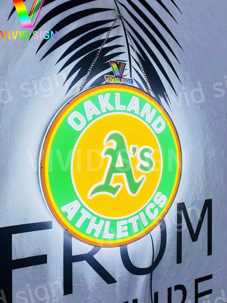 Oakland Athletics 3D LED Neon Sign Light Lamp – neonsign.us