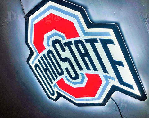Ohio State Buckeyes 3D LED Neon Sign Light Lamp – neonsign.us