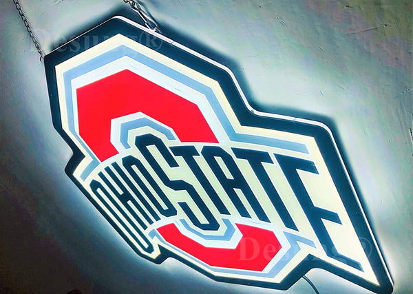 Ohio State Buckeyes 3D LED Neon Sign Light Lamp – neonsign.us
