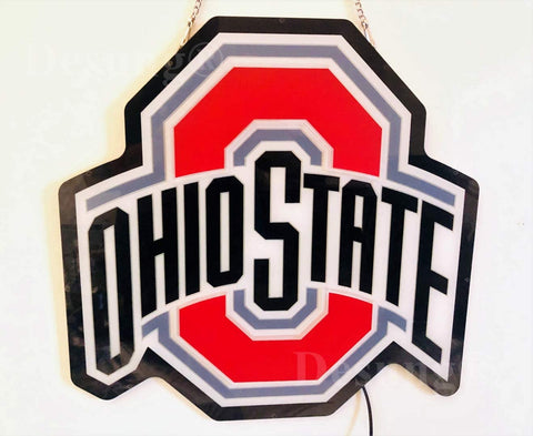 Ohio State Buckeyes 3D LED Neon Sign Light Lamp – neonsign.us