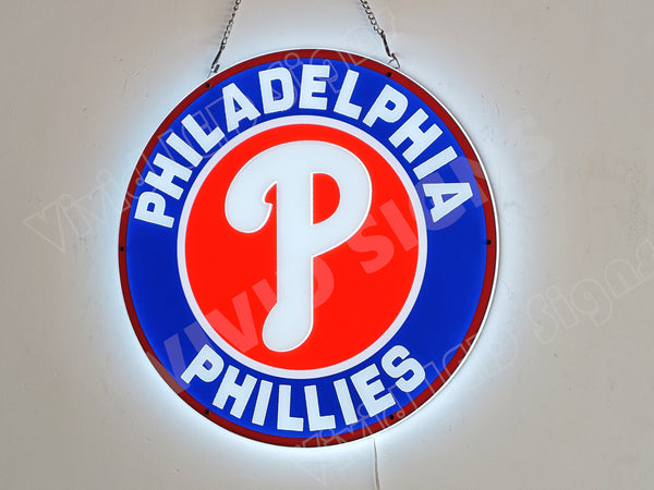 Philadelphia Phillies 3D LED Neon Sign Light Lamp – neonsign.us