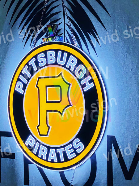 Pittsburgh Pirates 3D LED Neon Sign Light Lamp – neonsign.us