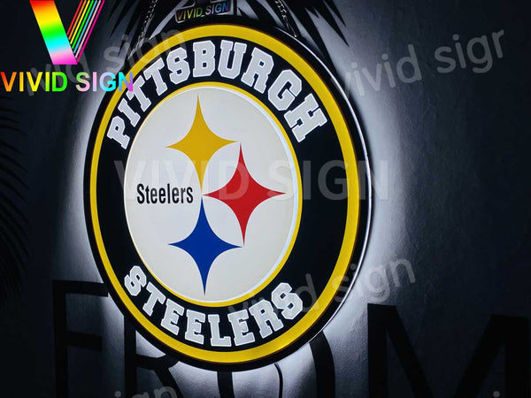 Pittsburgh Steelers 3D LED Neon Sign Light Lamp – neonsign.us