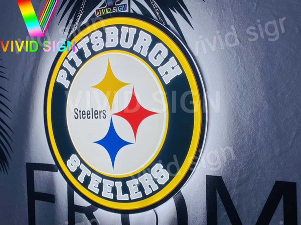 Pittsburgh Steelers 3D LED Neon Sign Light Lamp – neonsign.us