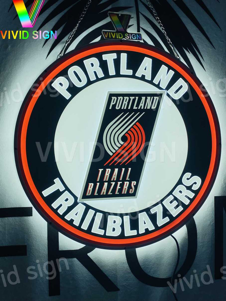 Portland Trailblazers 3D LED Neon Sign Light Lamp – neonsign.us