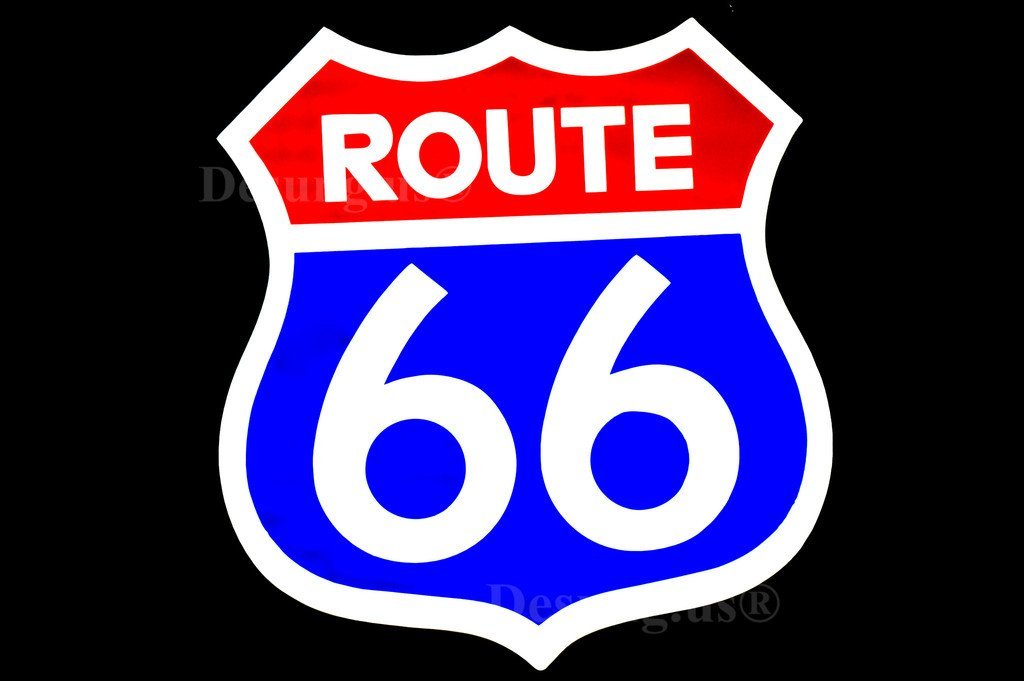 Route 66 3D LED Neon Sign Light Lamp – neonsign.us
