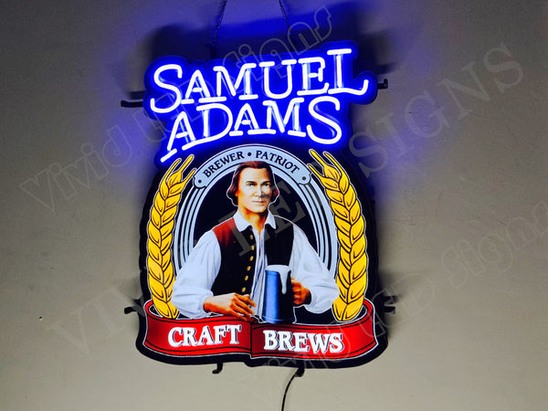 Samuel Adams Beer LED Neon Sign Light Lamp – neonsign.us
