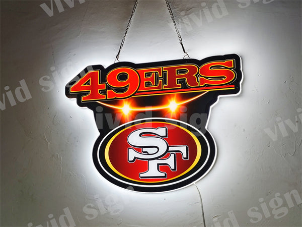San Francisco 49ers Logo 3D LED Neon Sign Light Lamp – neonsign.us