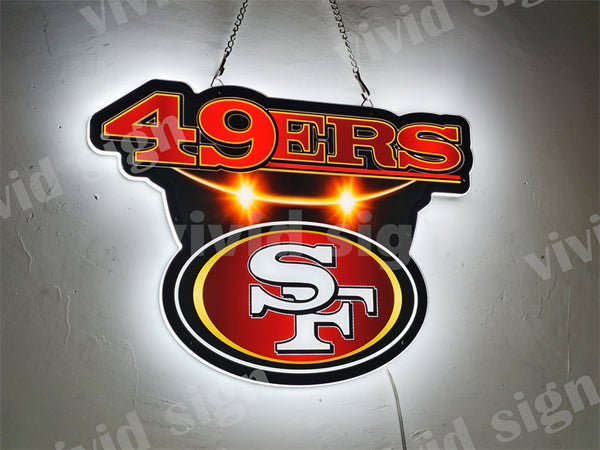 San Francisco 49ers Logo 3D LED Neon Sign Light Lamp – neonsign.us