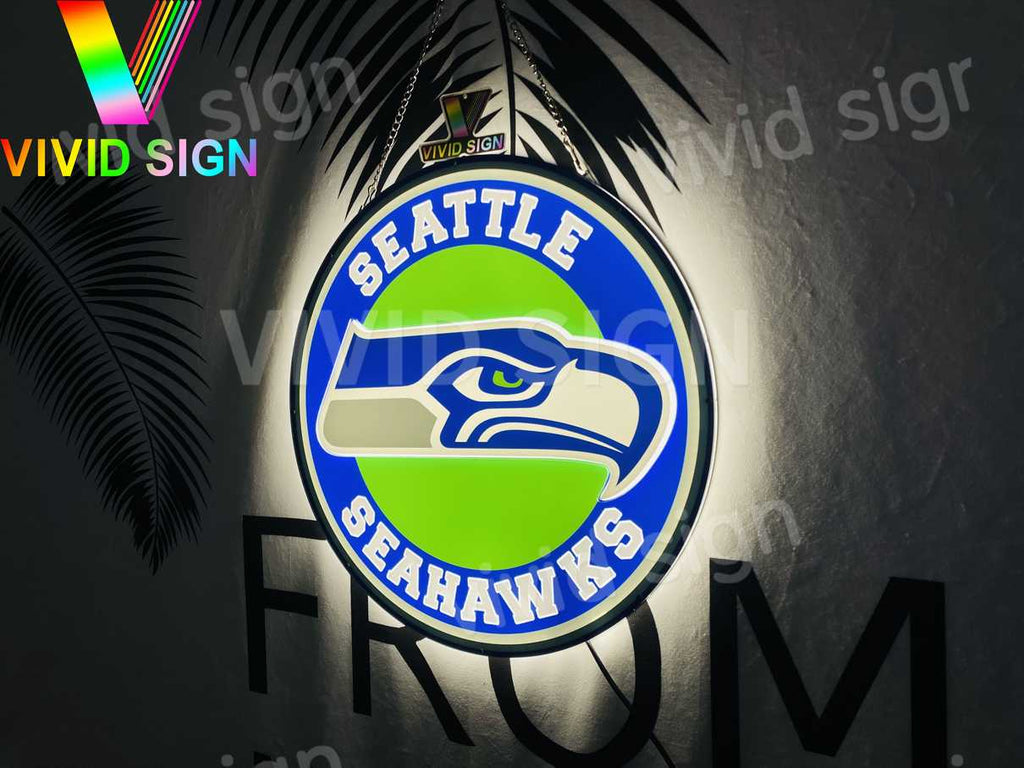 Seattle Seahawks 3D LED Neon Sign Light Lamp – neonsign.us