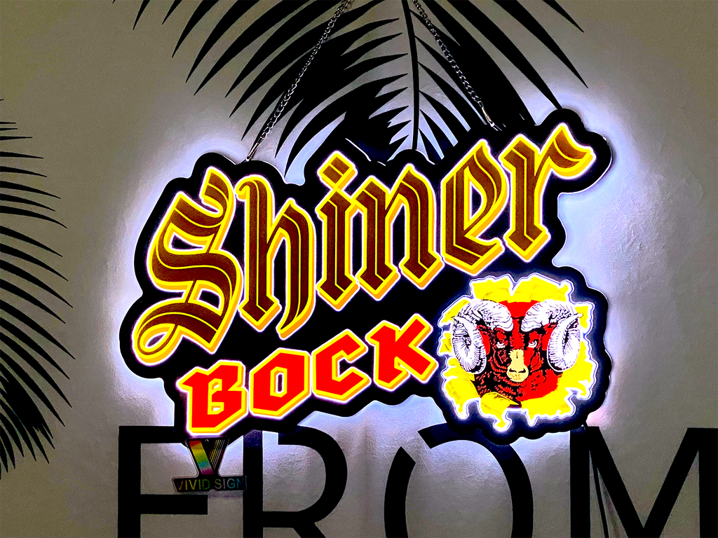 Shiner Bock Ram Beer Texas 3D LED Neon Sign Light Lamp – neonsign.us