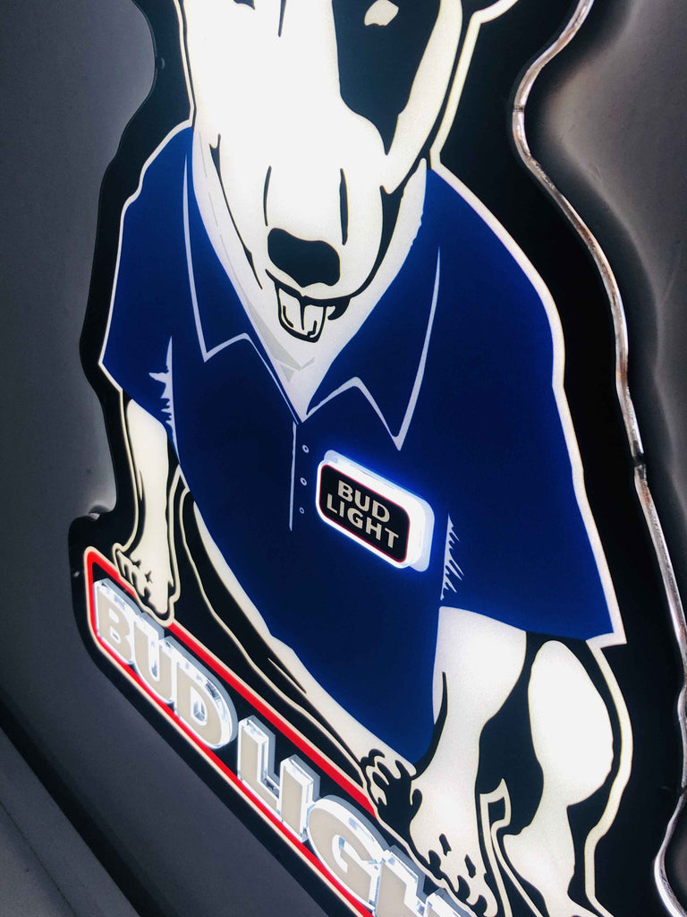 Spuds Mackenzie Bud Light Beer 3D LED Neon Sign Light Lamp – neonsign.us