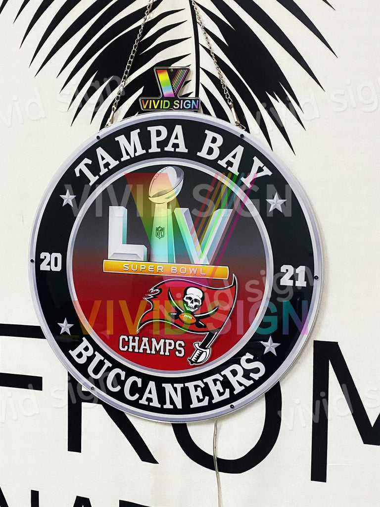 Tampa Bay Buccaneers Super Bowl 55 2021 Champions 3D LED Neon Sign Lig ...