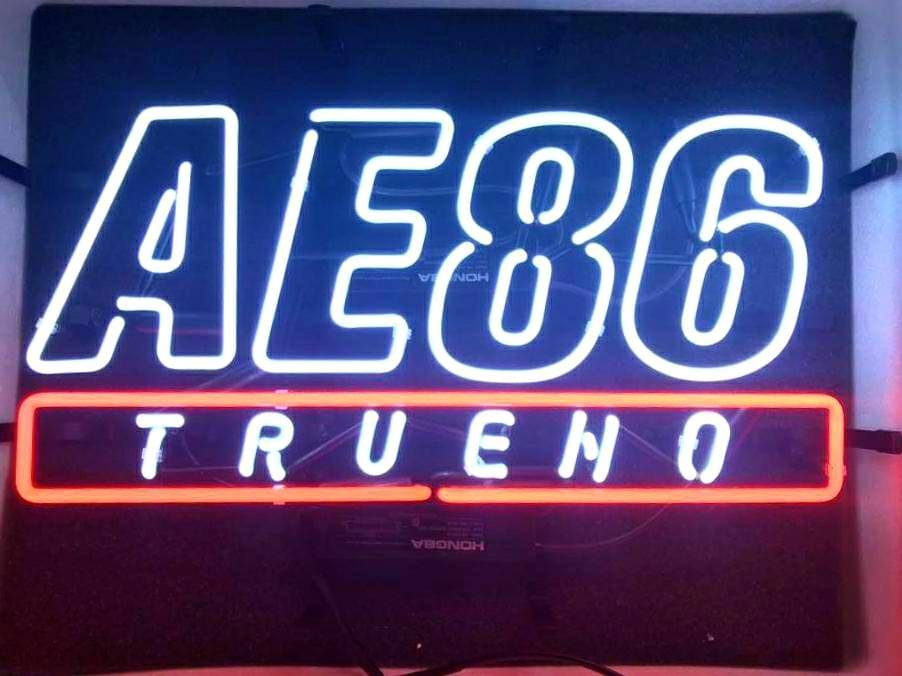Toyota AE86 Trueno Automotive Cars Trucks SUVs Hybrids Neon Sign Light ...