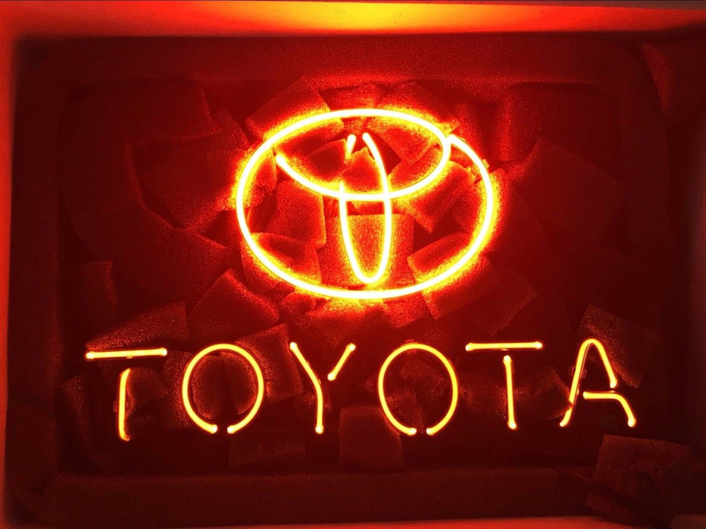 Toyota Automotive Cars Trucks SUVs Hybrids Neon Light Sign Lamp ...