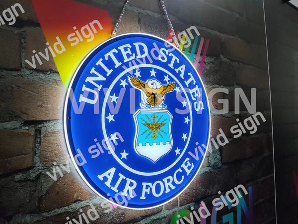 United States Air Force 3D LED Neon Sign Light Lamp – neonsign.us