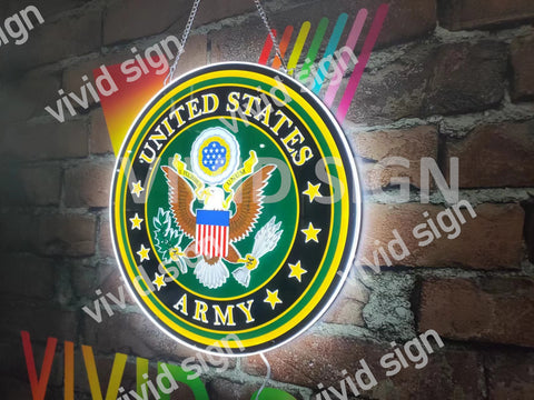 United States Army 3D LED Neon Sign Light Lamp – neonsign.us