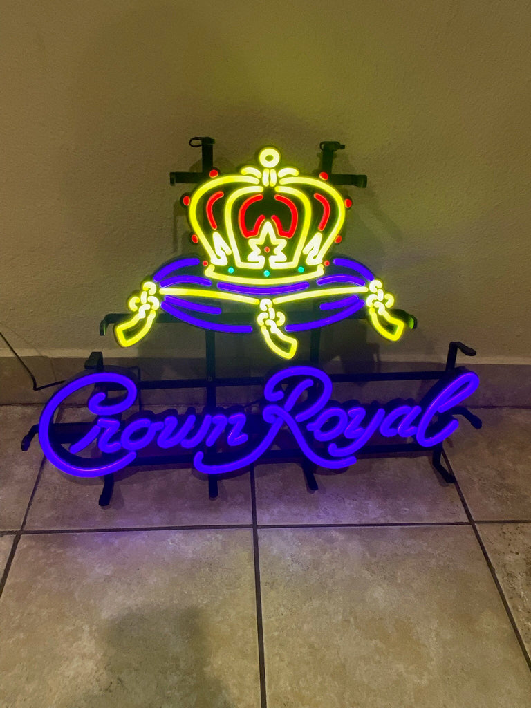 Crown Royal Whiskey LED Neon Sign Light Lamp – neonsign.us