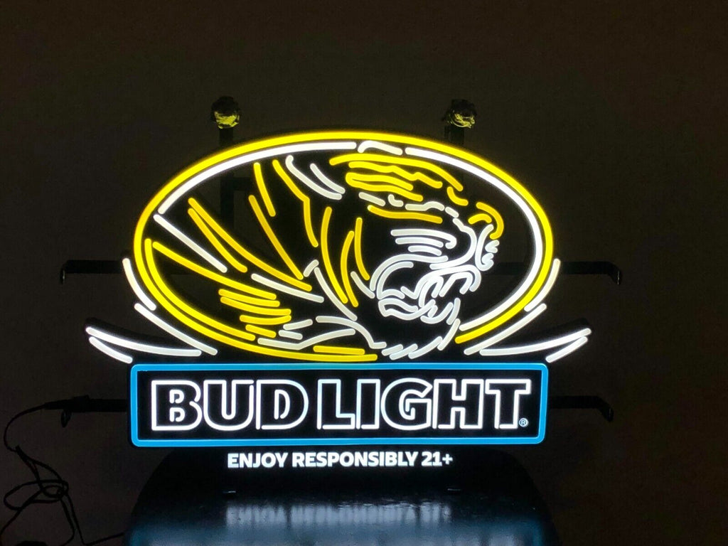 Bud Light Missouri Tigers LED Neon Sign Light Lamp – neonsign.us