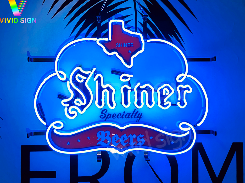 Shiner Beer Specialty Texas Light Lamp Neon Sign with HD Vivid Printin ...