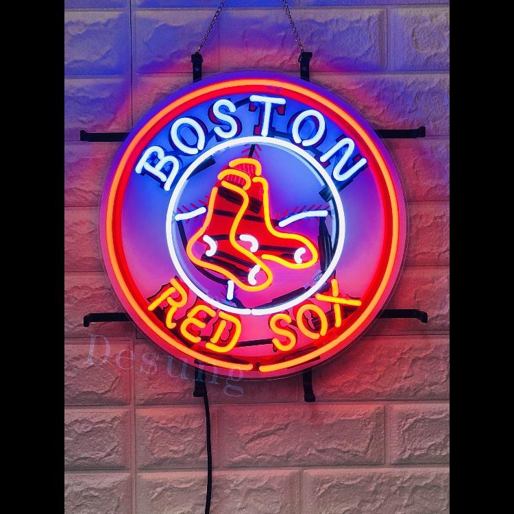 Boston Red Sox Hd Vivid Neon Sign