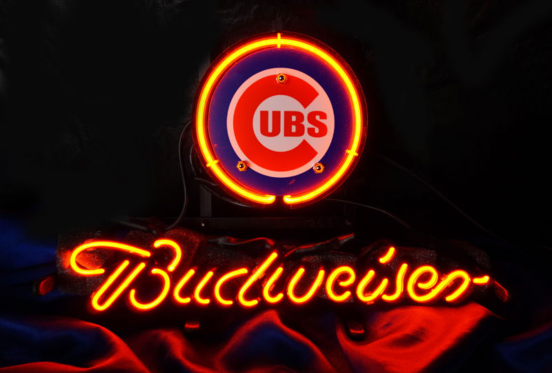 Budweiser Bud Light Chicago Cubs Neon Sign Light Lamp – neonsign.us