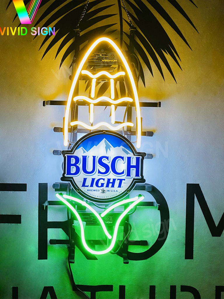 Busch Light Beer Ear Of Corn HD Vivid Neon Sign Lamp Light – neonsign.us