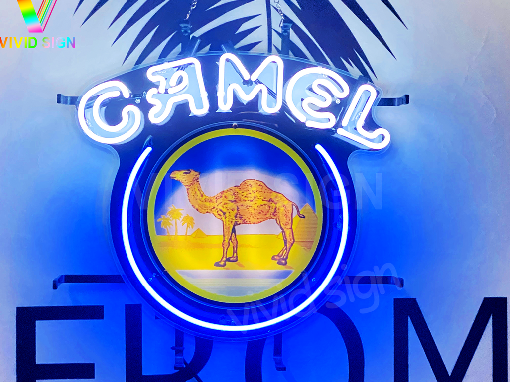 Camel Cigarettes Tobacco Light Lamp Neon Sign with HD Vivid Printing T ...