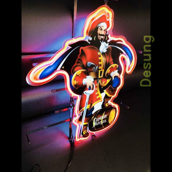 Captain Morgan HD Vivid Neon Sign – neonsign.us