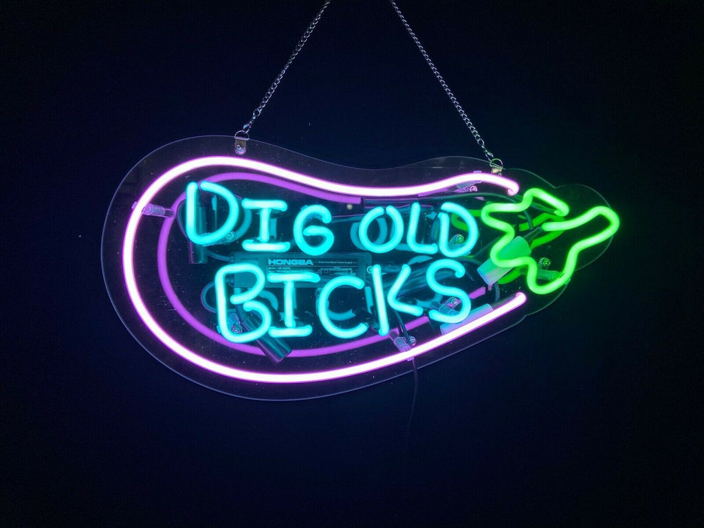 Dig Old Bicks Acrylic Neon Sign Light Lamp – neonsign.us