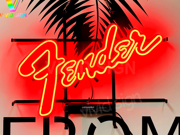 Fender Guitar HD Vivid Neon Sign Light Lamp – neonsign.us